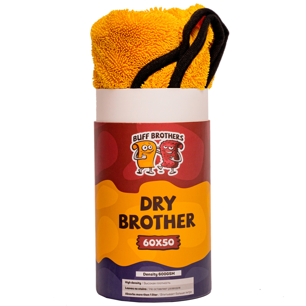 Микрофибра для сушки BUFF BROTHERS DRY BROTHER GOLD 60x50 ( полотенце ...
