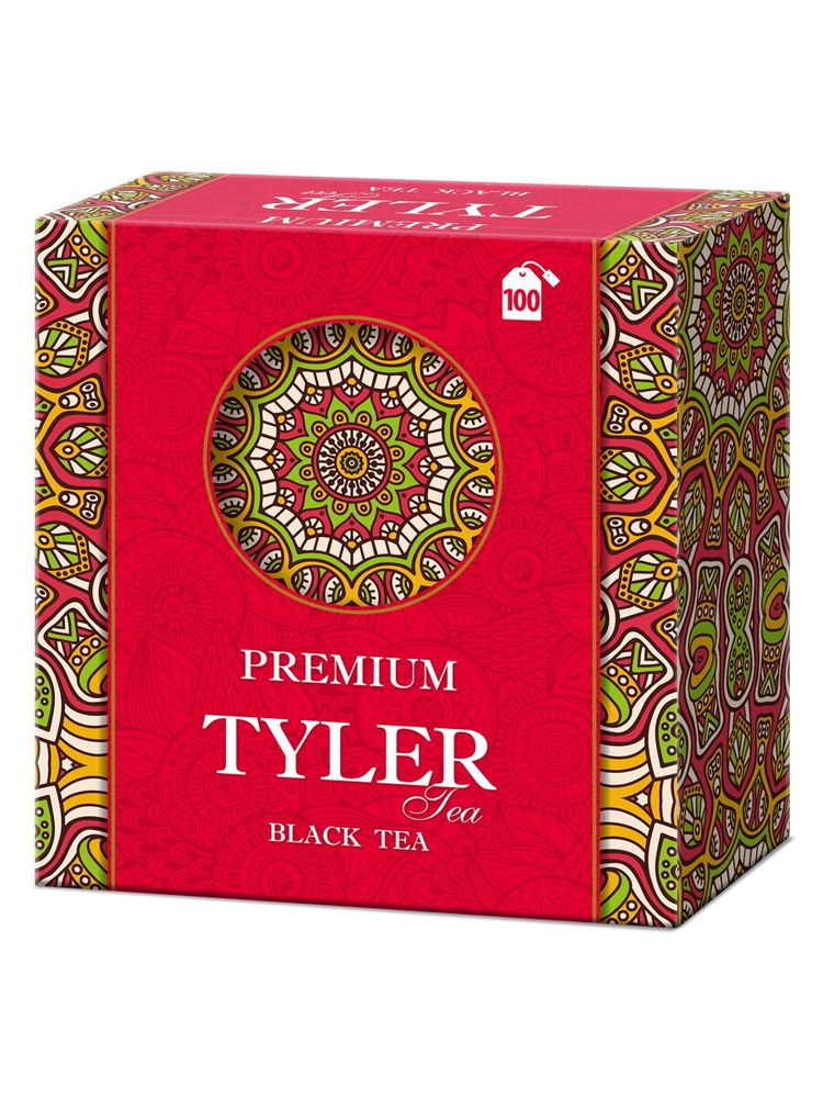 Tyler Tea PREMIUM чай цейлонский черный пакетированный, 100 пак ...
