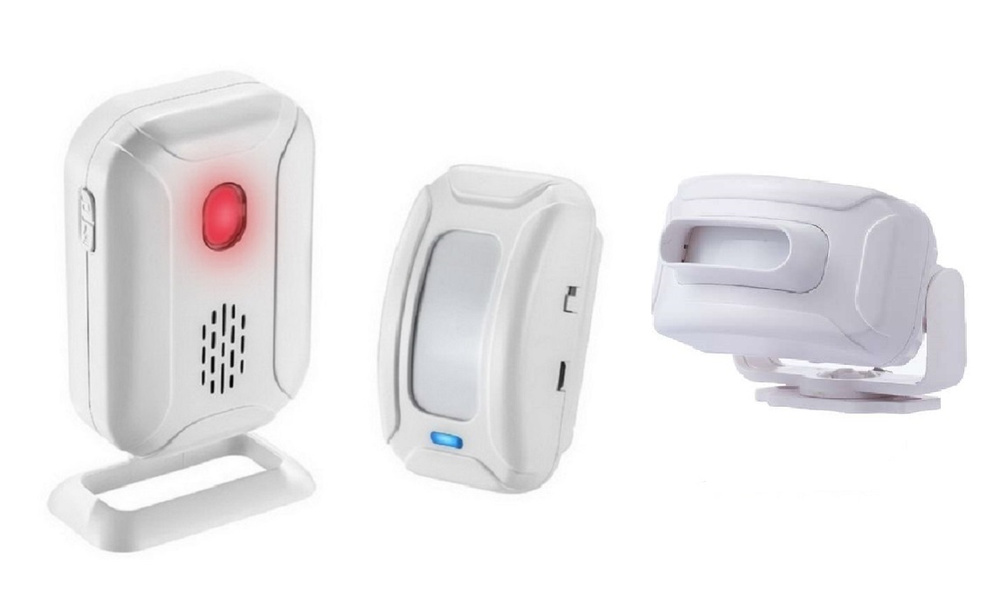 Датчик движения(уличныйIP64+внутренний) со звуковым оповещением "Привет ...