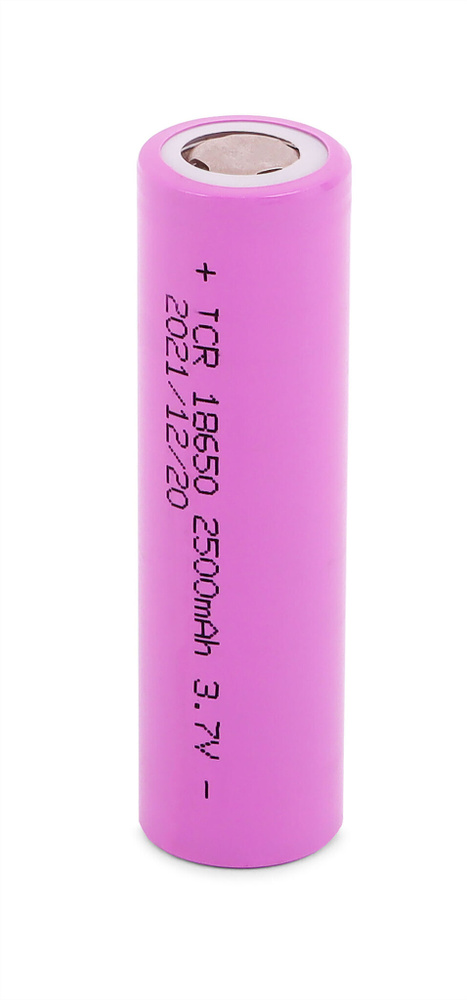 Аккумулятор Li-ion ICR18650 2500mAh 3,7v - купить с доставкой по ...