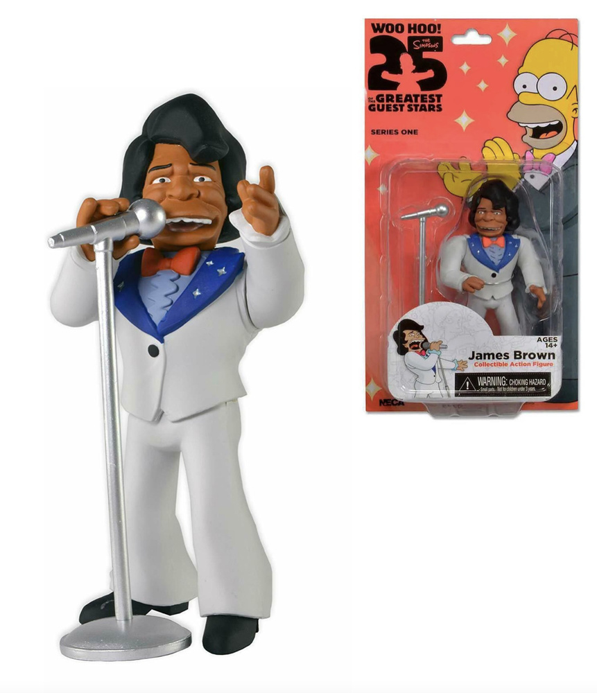 Фигурка Джеймс Браун серия 1 Симпсоны 25-летие NECA The Simpsons 25th ...