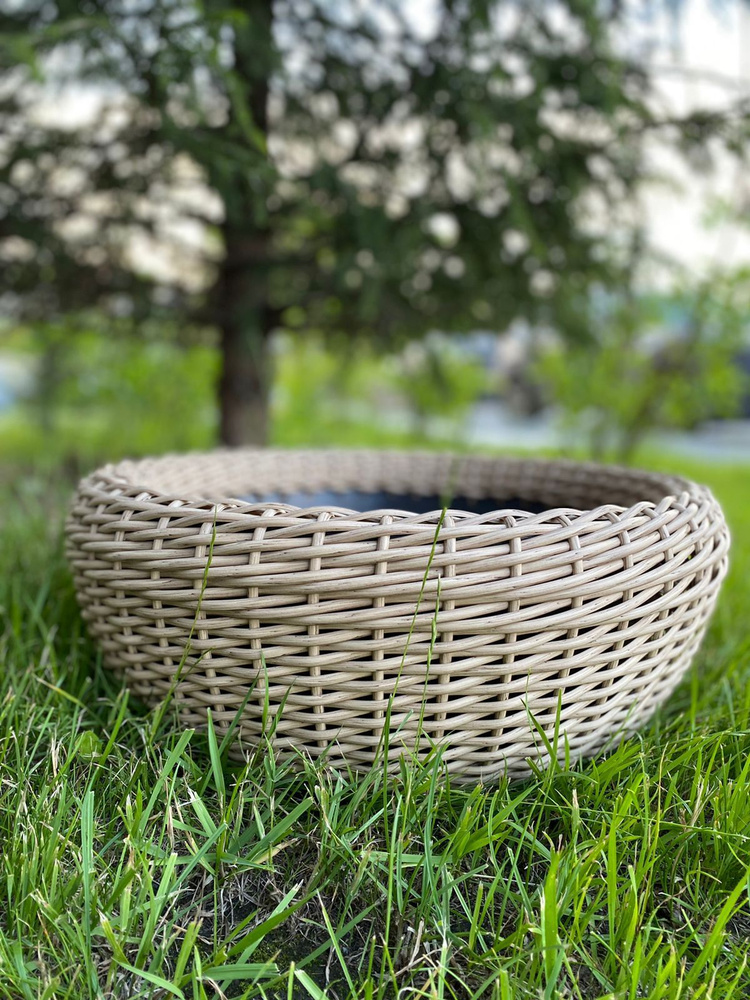 Корзина для цветов, Золотистый, 20 см х 50 см х 50 см, 20 л, 1 шт ...