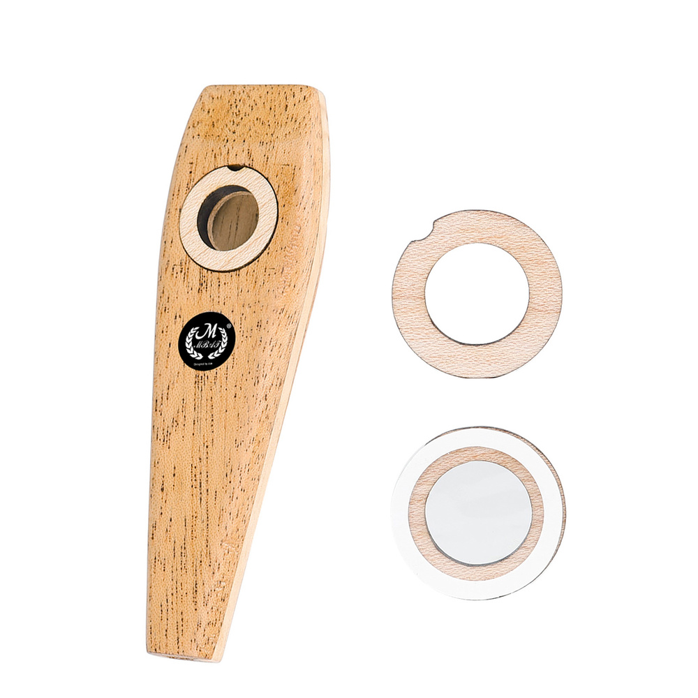 Деревянный духовой инструмент Kazoo, очень простой в освоении и игре ...