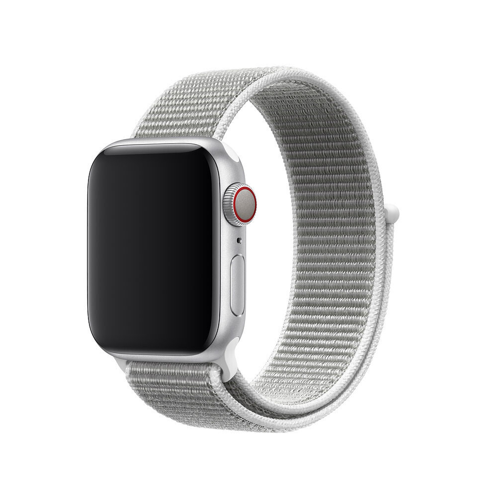 Ремешок нейлоновый Seashell Sport Loop (Белая ракушка) Apple Watch 38mm ...