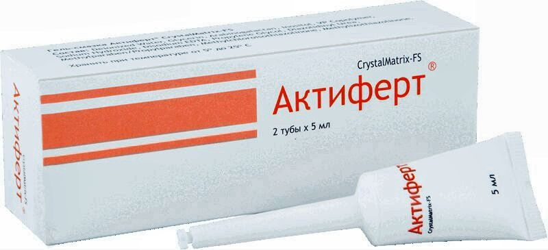 Актиферт crystalmatrix-fs гель-смазка 5мл туба 4 шт. - купить с ...