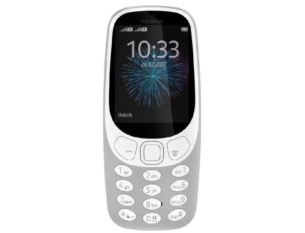 Мобильный телефон Nokia Dual_3310NK795689, белый, серый - купить по ...