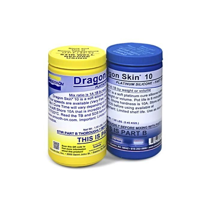 Dragon Skin 10 Medium (A+B) 900 гр. Полупрозрачный силикон для форм на ...