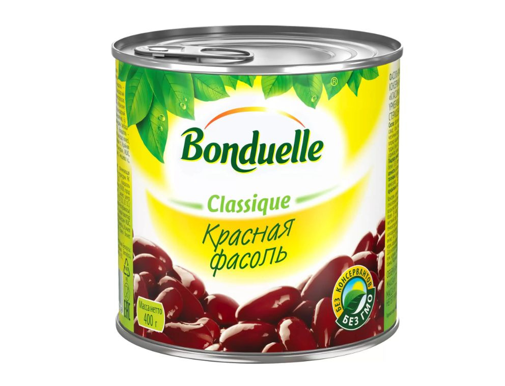 Фасоль Bonduelle красная 400 г - 3 шт - купить с доставкой по выгодным ценам в интернет-магазине ...