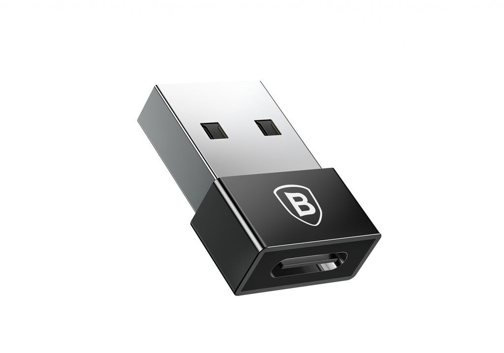 Кабель Usb Type C Baseus Адаптер переходник с Type C на Usb черный Переходник на смартфон