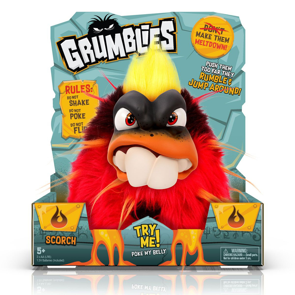 Интерактивная игрушка Skyrocket Grumblies Ворчун Скорч - купить с ...