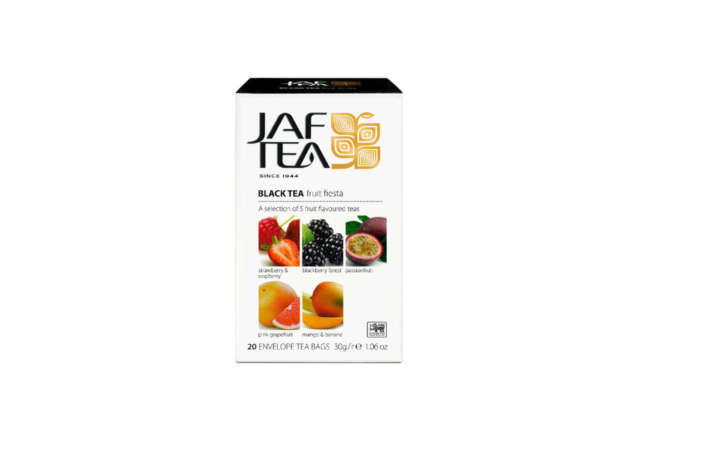 Jaf Tea Чай "РС Fruit fiesta", черный, ассорти, 20 пак х 1,5 гр ...
