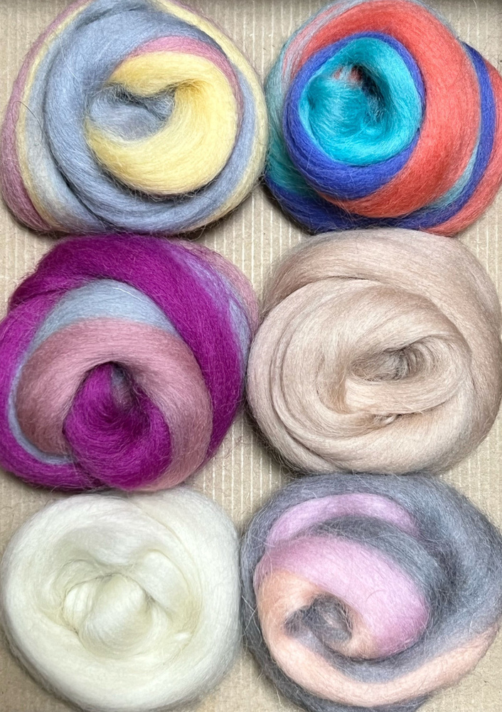 Набор шерсти для валяния 6х10гр - купить с доставкой по выгодным ценам ...