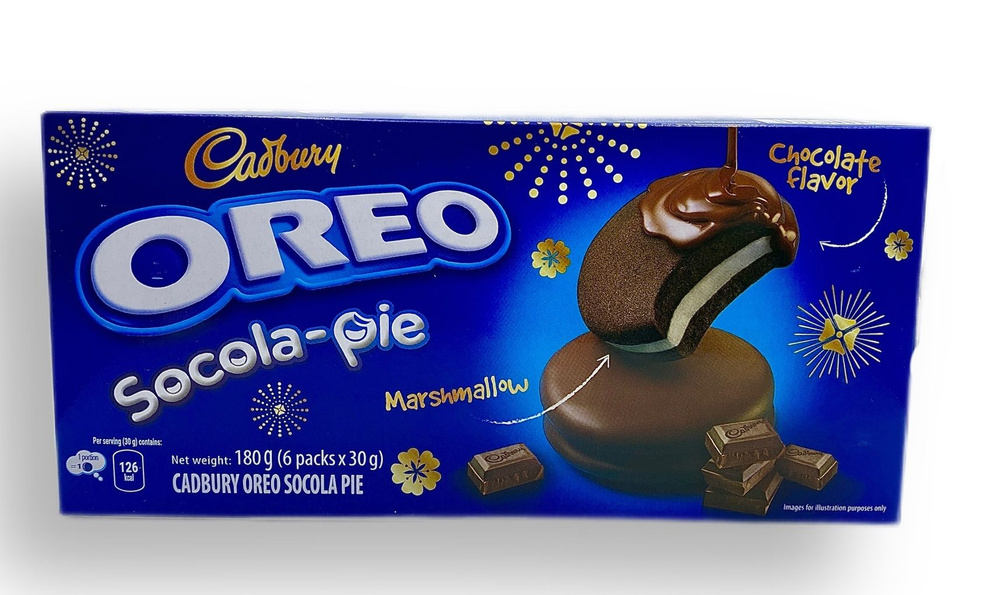 Бисквитное пирожное с Маршмеллоу Oreo Choco Pie Орео Чокопай 180гр