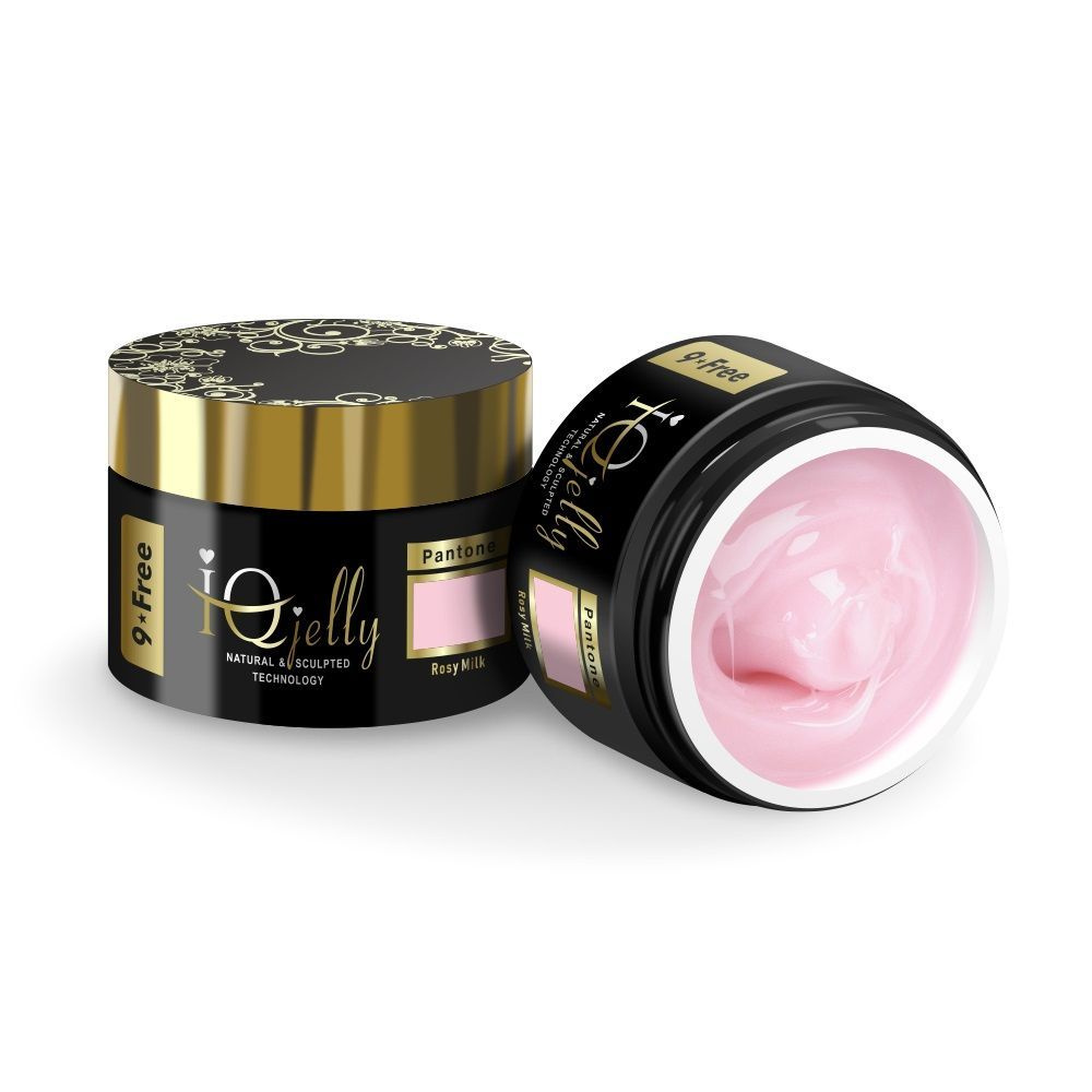 Камуфлирующий гель-желе для наращивания ногтей 9 Free IQ JELLY Rosy ...