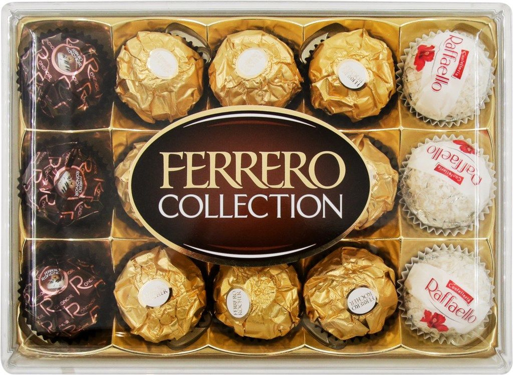 Набор конфет FERRERO ROCHER Collection Ассорти, 172,2г - купить с ...