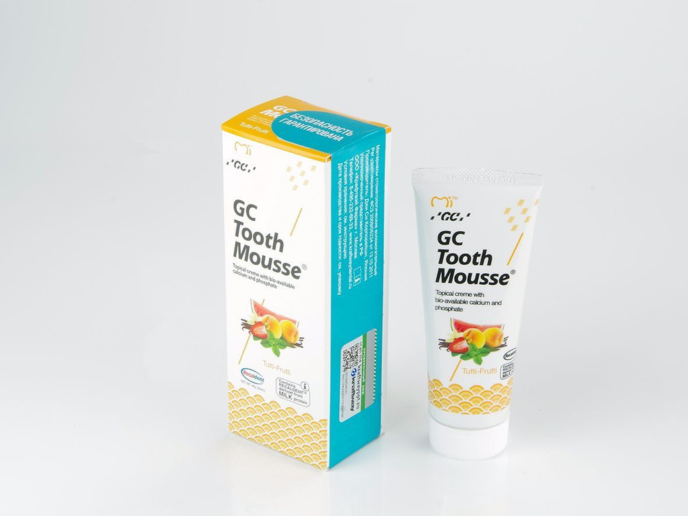 Зубной гель (паста) GC Tooth Mousse Тус Мусс для восстановления и ...