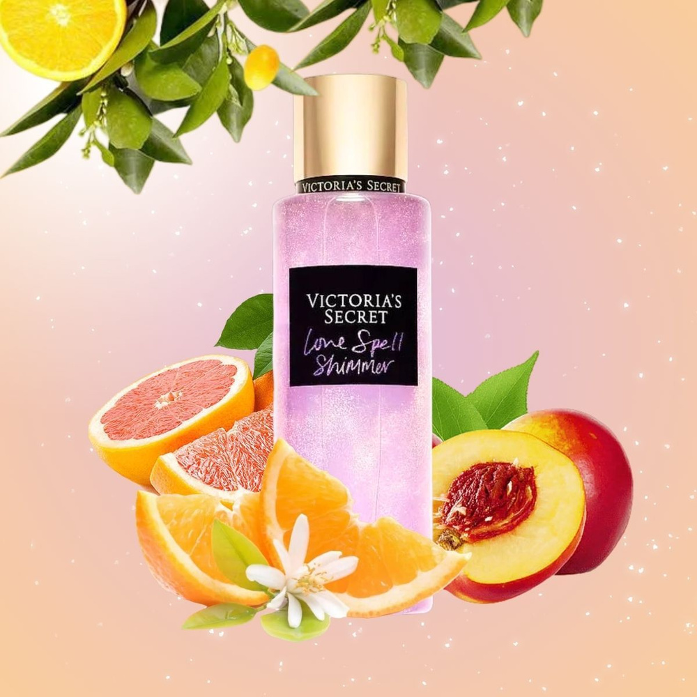 Victoria's Secret спрей для тела Love Spell Shimmer Fragrance Body Mist - купить с доставкой по ...