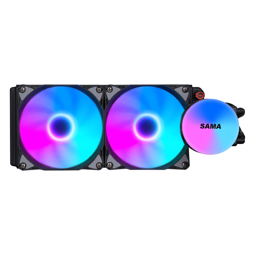 Система водяного охлаждения SAMA CPU liquid Cooler SI240 Black - купить ...