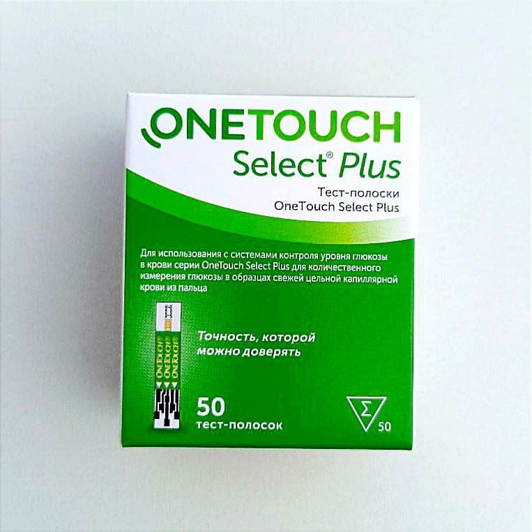OneTouch Select Plus (УанТач Селект Плюс) Тест-полоски №50 - купить с ...