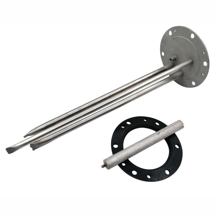 Фланец-колба для Electrolux под сухие ТЭНы, код 311011040004, с анодом ...