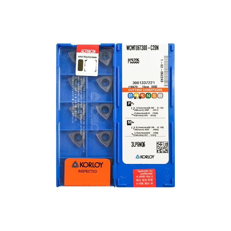 Нож для фрезы KORLOY WCMT06T308-C20N PC5335 - купить по доступным ценам ...