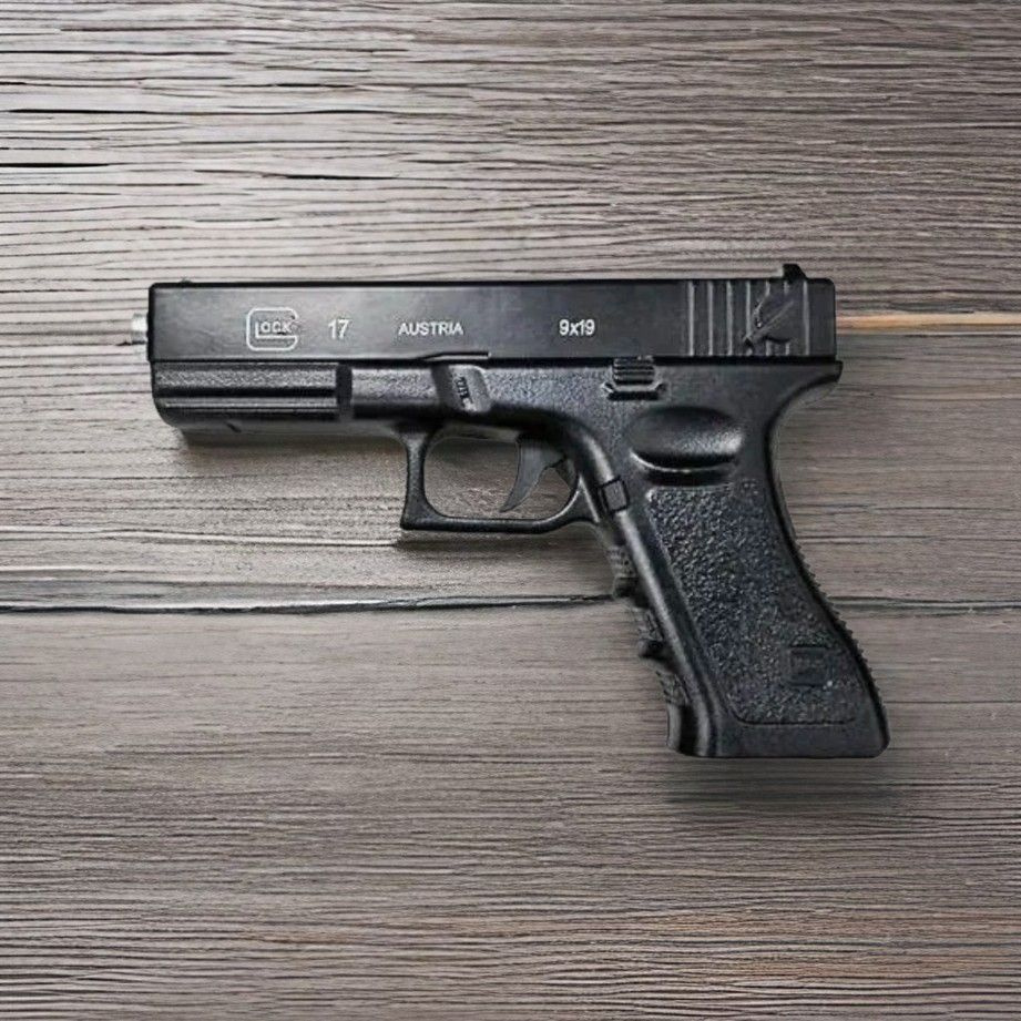 Игрушечный пистолет Glock 17 металлический с пластиком (C15A ...