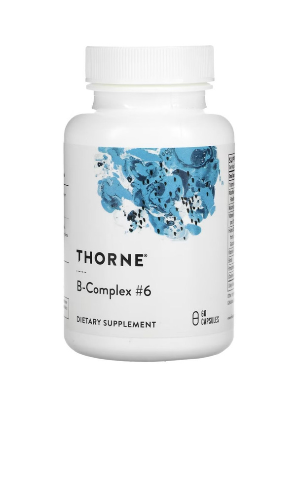 Комплекс Витаминов Группы В #6 THORNE RESEARCH B-Complex #6 60 капсул - купить с доставкой по ...