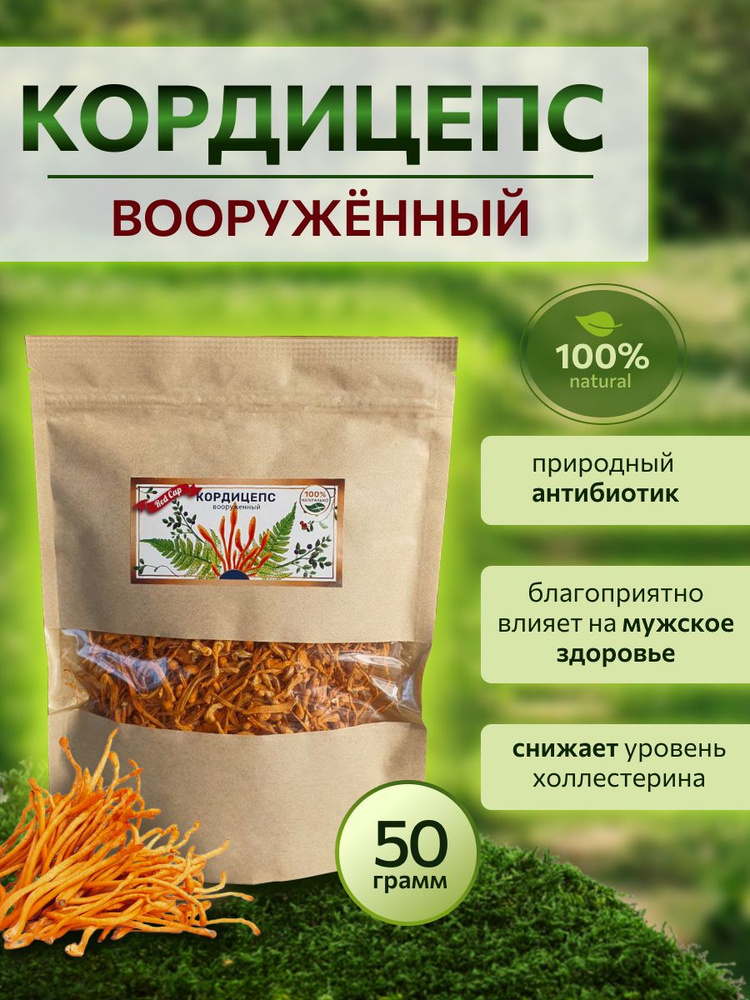 Гриб Кордицепс сушеный 50 грамм - купить с доставкой по выгодным ценам ...