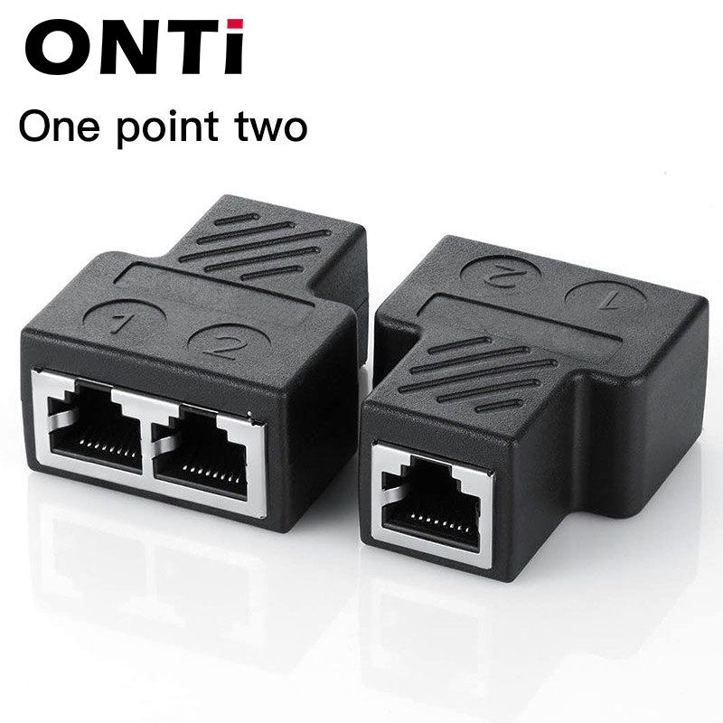 Разъем Onti Rj45 Cat7 6 5e Ethernet адаптер 8p8c Удлинитель сетевого