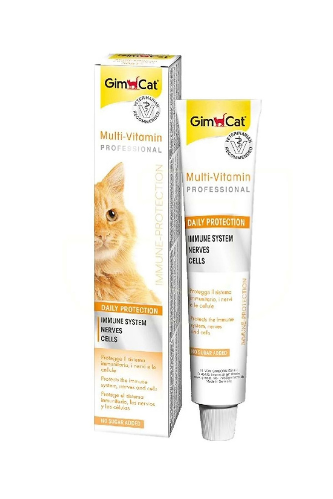 GimCat Мультивитаминная паста для кошек, 20 г. - купить с доставкой по ...