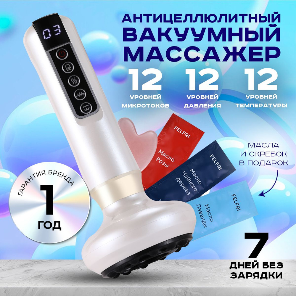 Массажер для тела вакуумный антицеллюлитный FELFRI - купить с доставкой ...