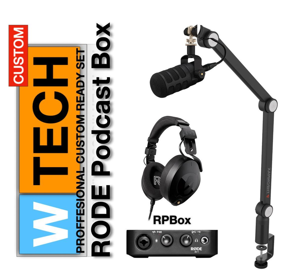 Студийный комплект для звукозаписи Rode Podcast Box - купить по ...