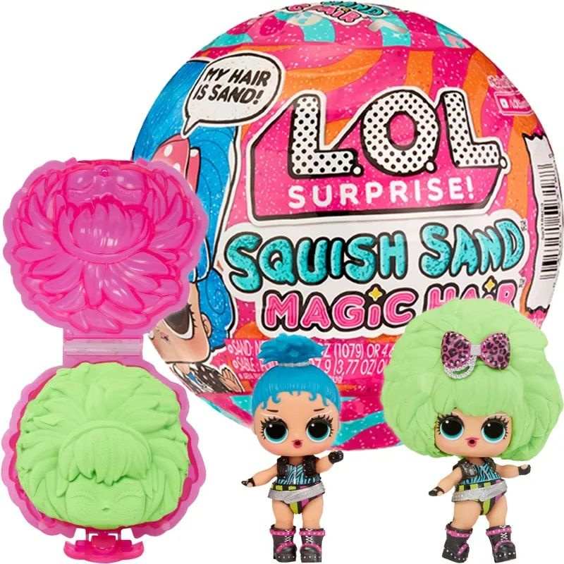 LOL Surprise! SQUISH SAND MAGIC HAIR TOTS. Кукла ЛОЛ сюрприз Сквиш Сенд ...