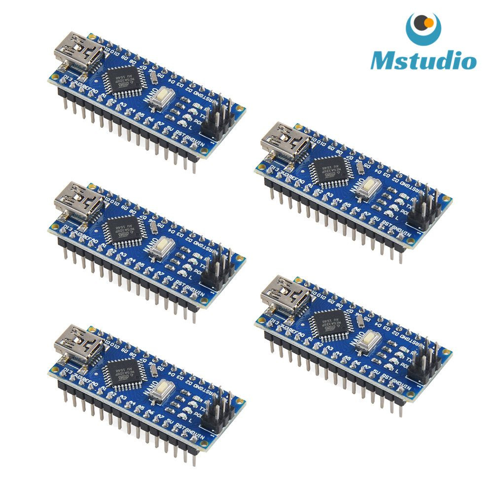 5 шт Плата Arduino Nano V3 0 Mini Usb Atmega328p Ch340 запаянная