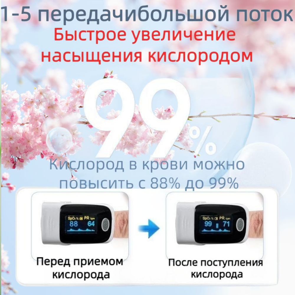 Портативный домашний кислородный аппарат для пожилых людей и беременных ...