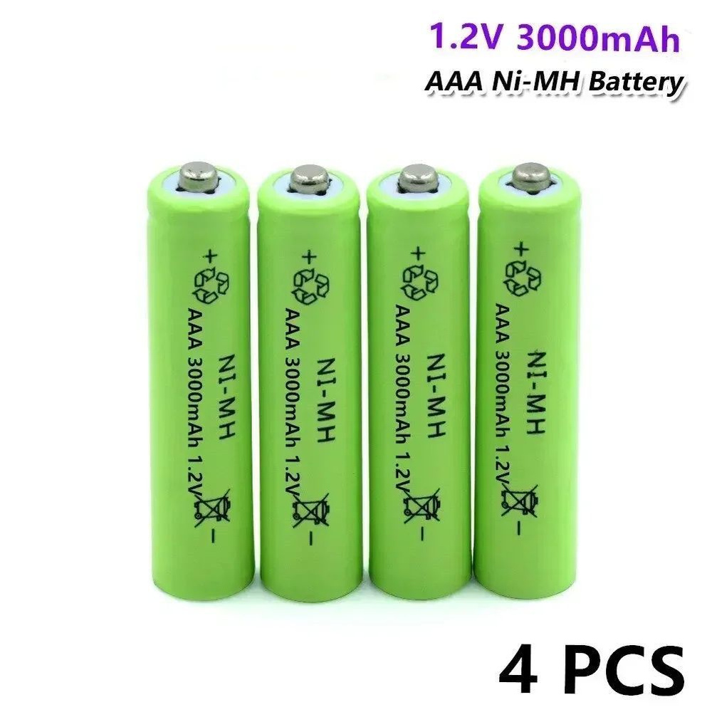 100% Новый 1,2v никель - водородный аккумулятор AAA 3000mah ...