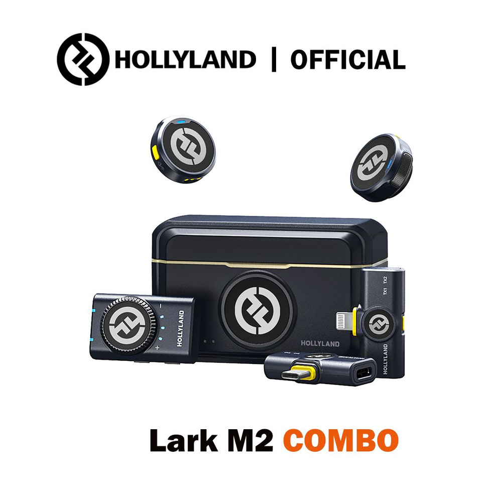 Микрофон петличный Hollyland LARK M2-COMBO - купить по выгодной цене в ...