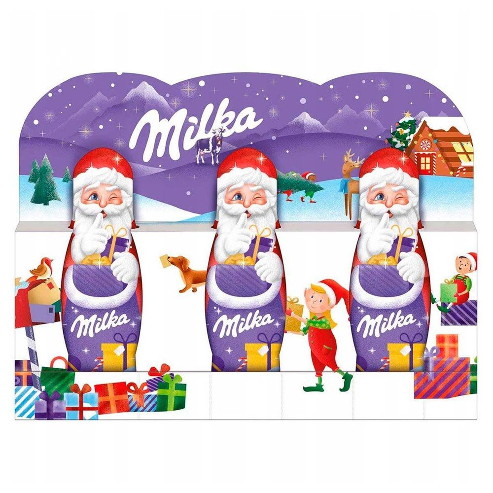 Milka Xmas Santa 3 по 15г, Германия - купить с доставкой по выгодным ...