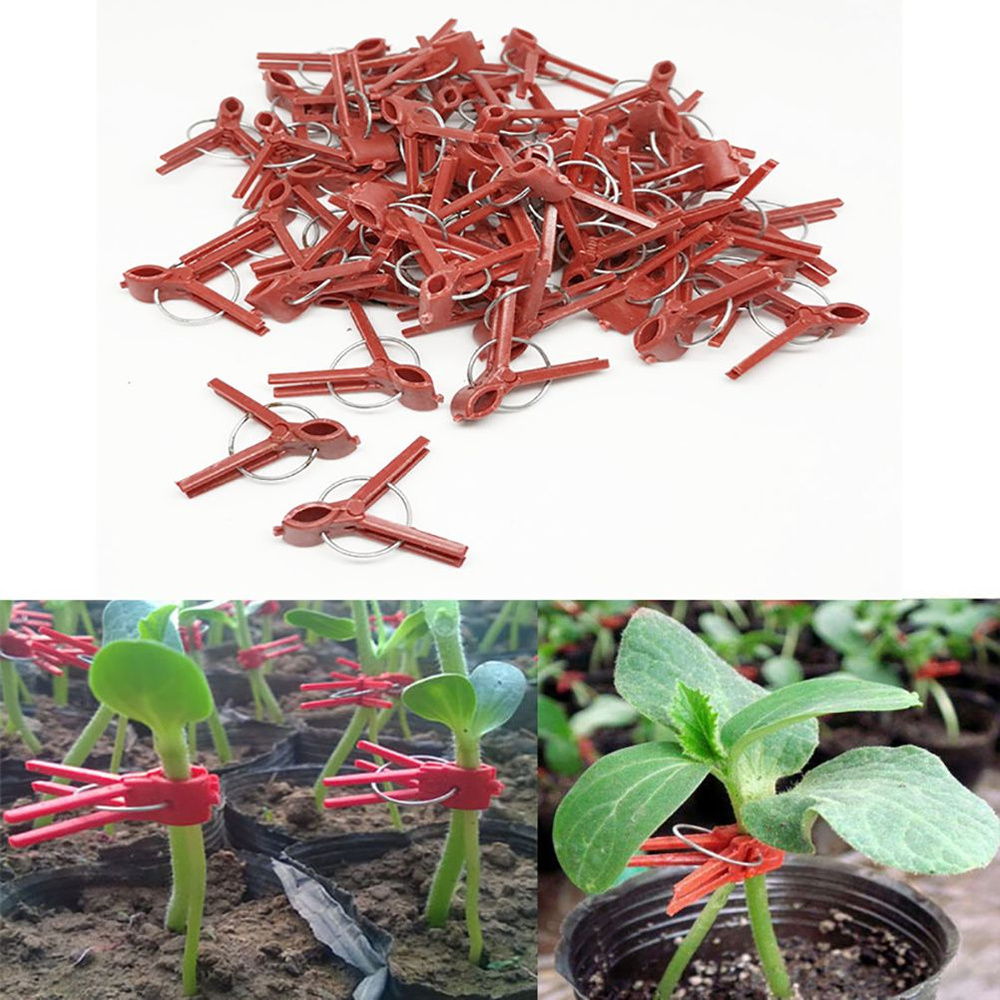 Клипса для парника, Пластик, 100 шт купить c доставкой на OZON по ...