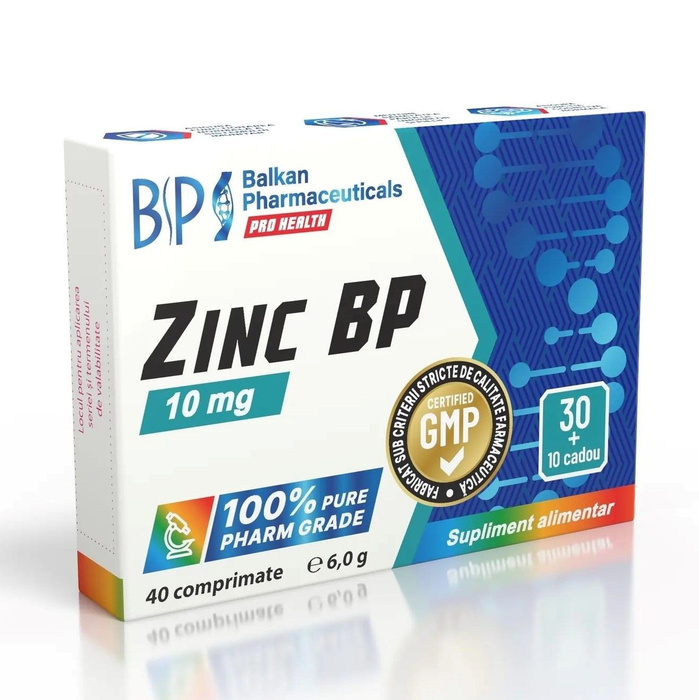 БАД BP Цинк 10 мг, 40 таблеток - купить с доставкой по выгодным ценам в интернет-магазине OZON ...