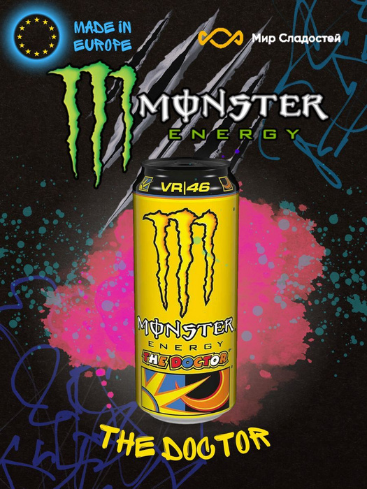 Энергетический напиток Monster Energy The Doctor / Монстер Доктор 500 ...
