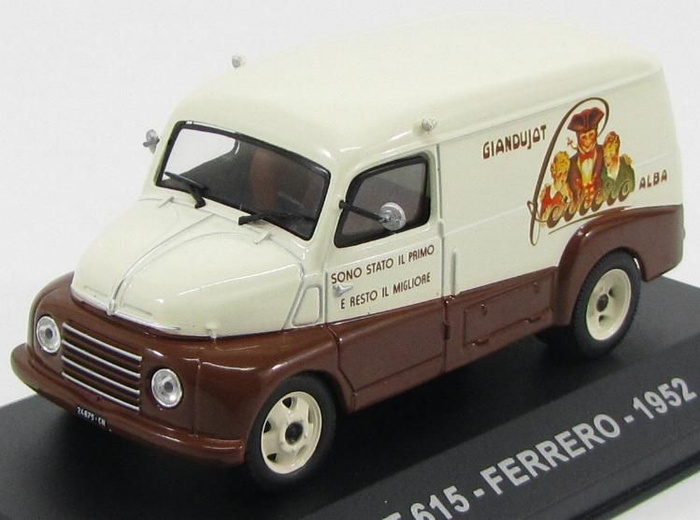 Fiat 615 "Ferrero" 1952 Beige/Brown, масштабная модель коллекционная ...
