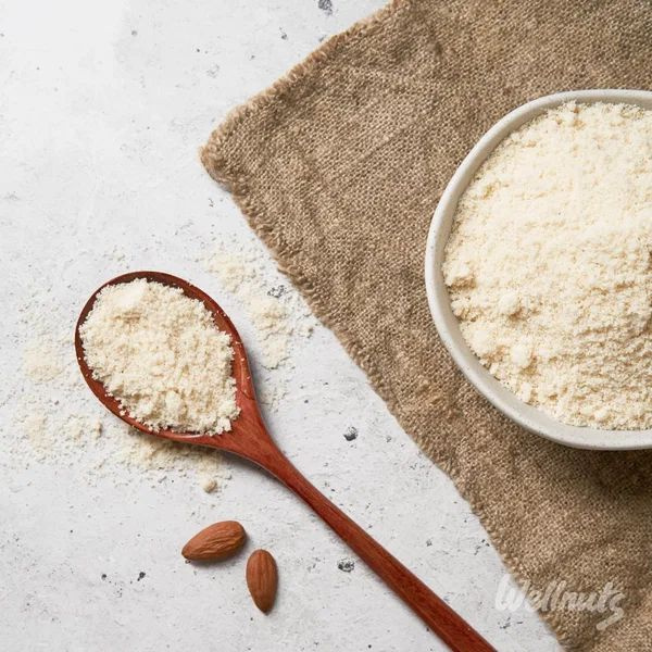 Мука миндальная мелкого помола 2 кг Wellnuts из бланшированного миндаля ...