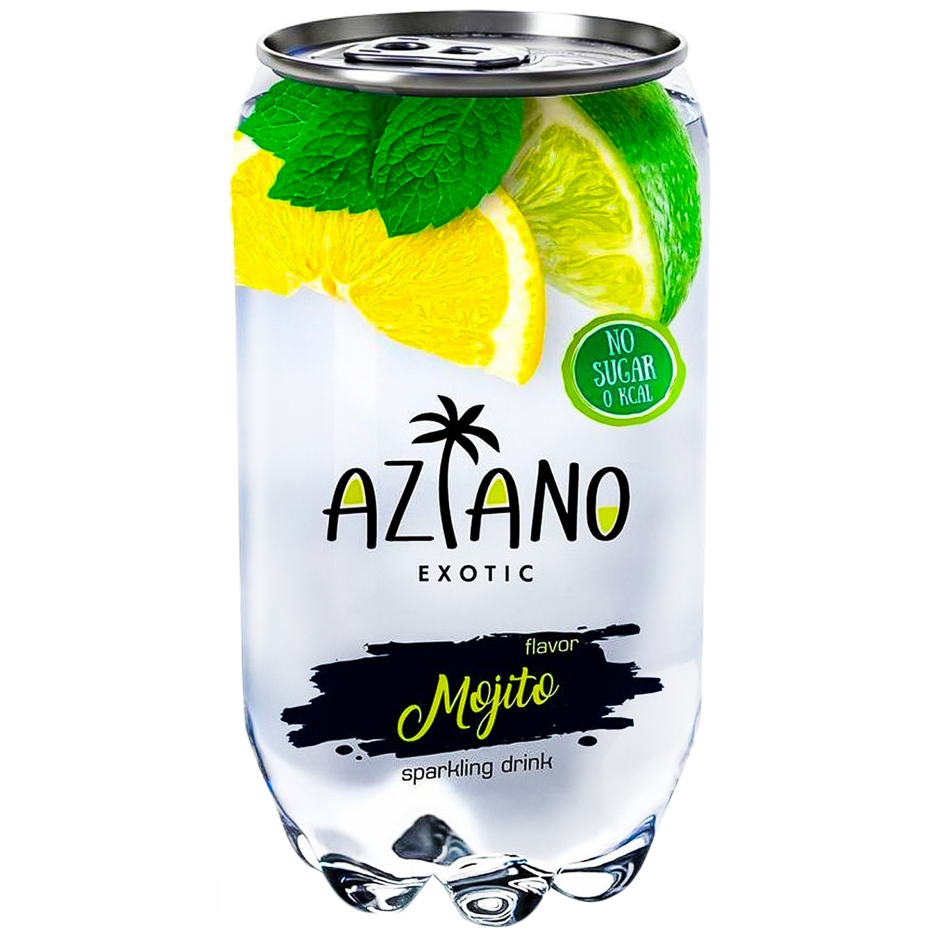 Напиток газированный безалкогольный Aziano Mojito ж.б. 330 мл, 12 шт ...
