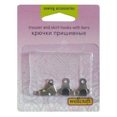 Крючки для одежды пришивные 3 пары Wellcraft, Велкрафт (205029) купить ...