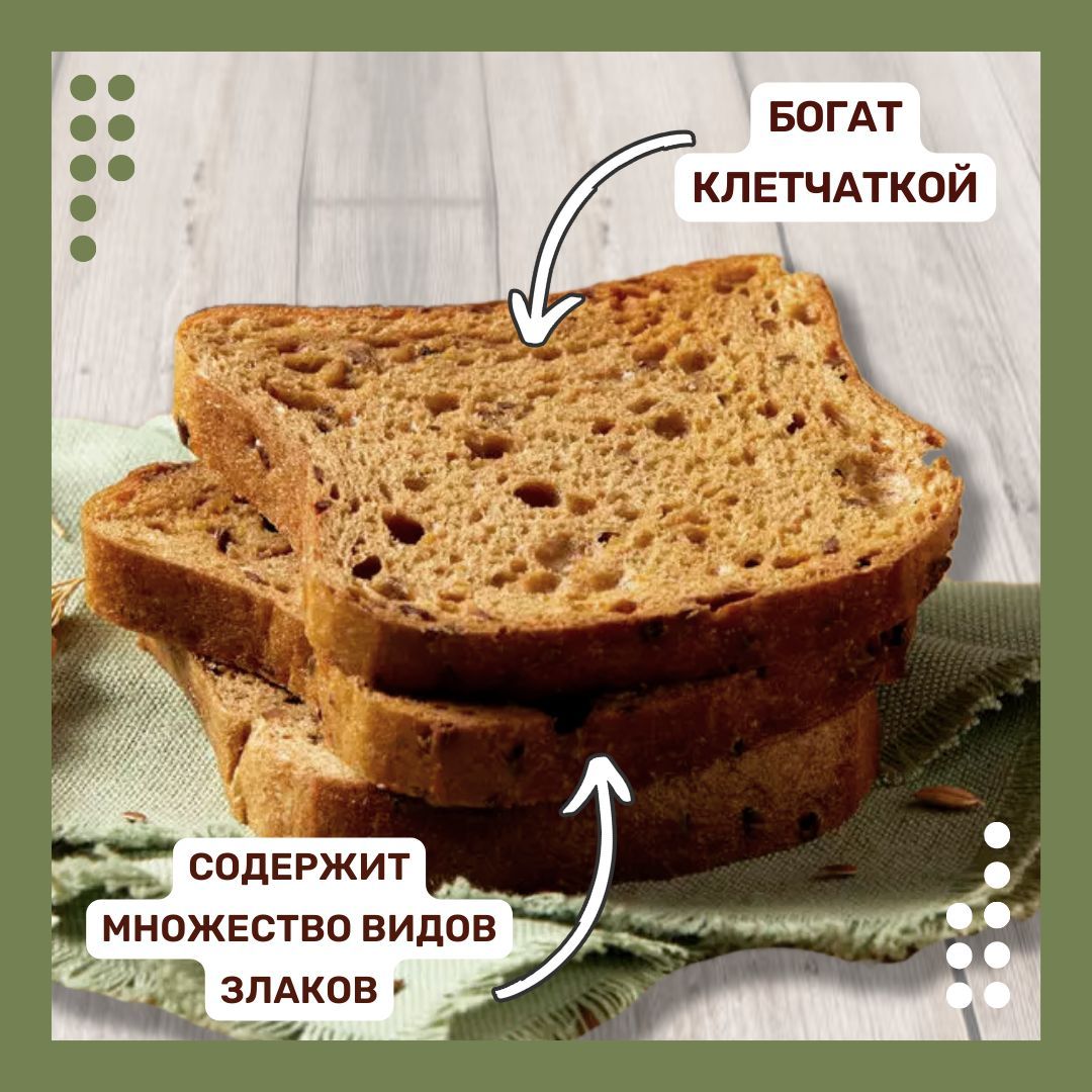 Хлеб без глютена Dr.Schar злаковый Pan Rustico 4 шт по 250г - купить с ...