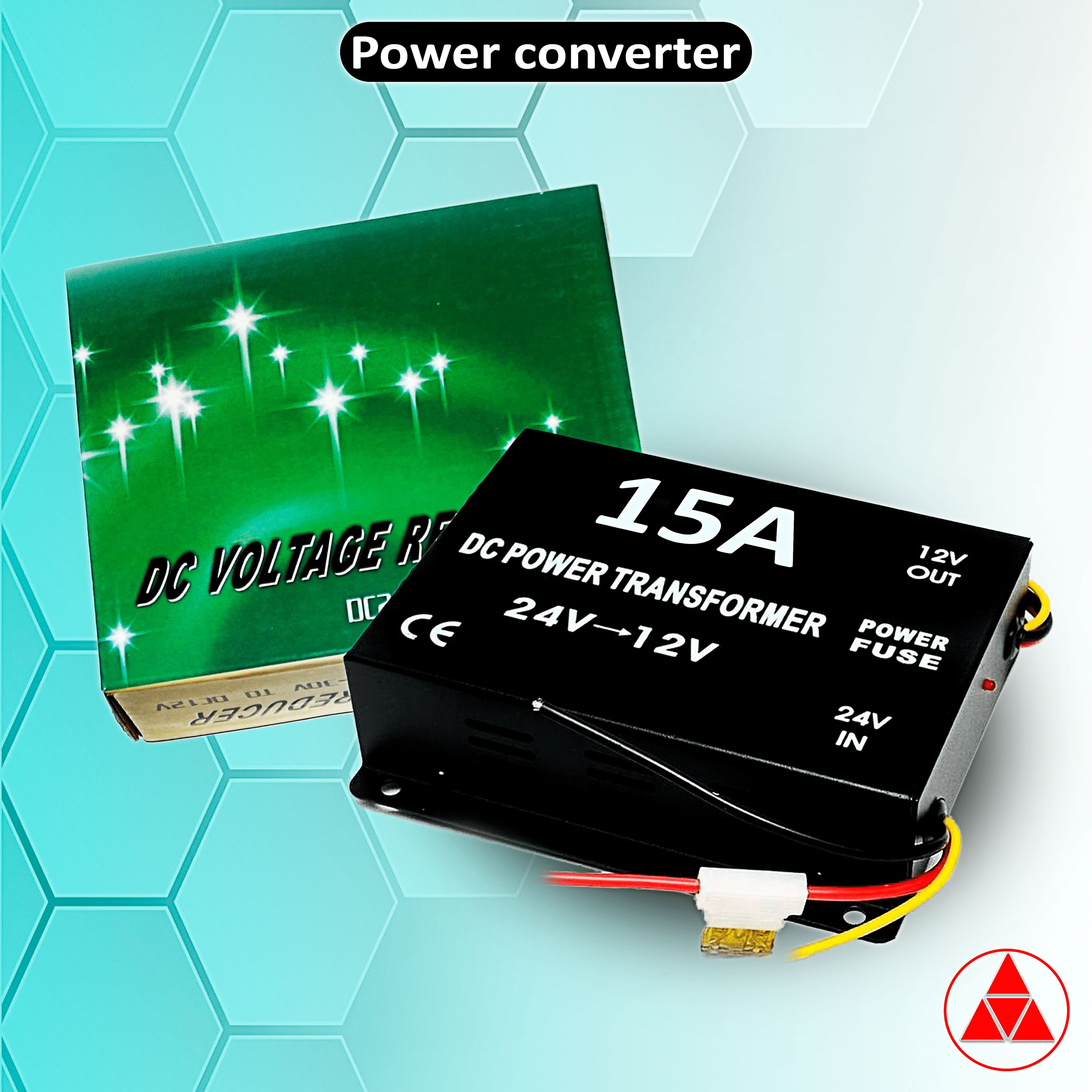 Автомобильный Преобразователь напряжения 15A, преобразует напряжение с ...