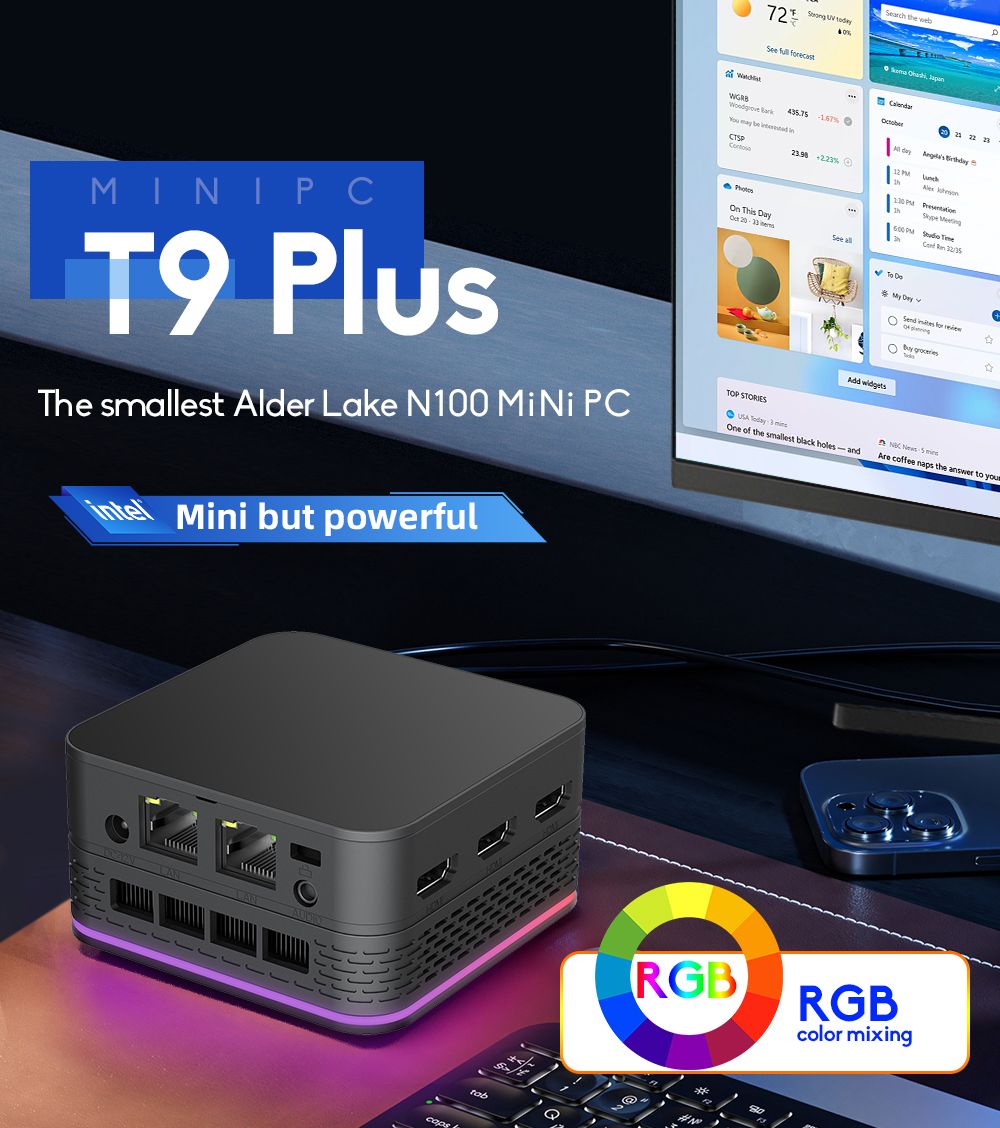 Микрокомпьютер Ninkear T9 Plus - купить по низким ценам в интернет-магазине OZON (1390852672)