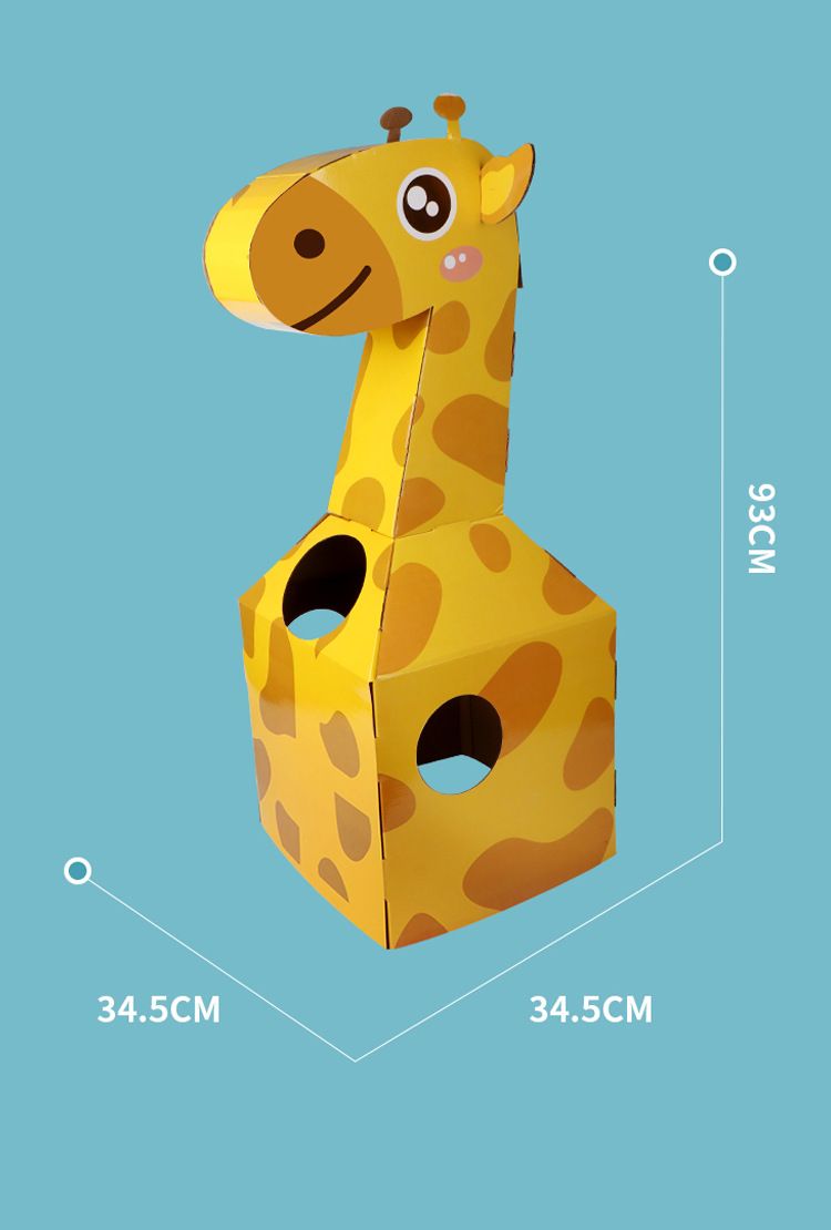 Носимые картонные игрушки-ракушки в форме животных, интерактивные ...