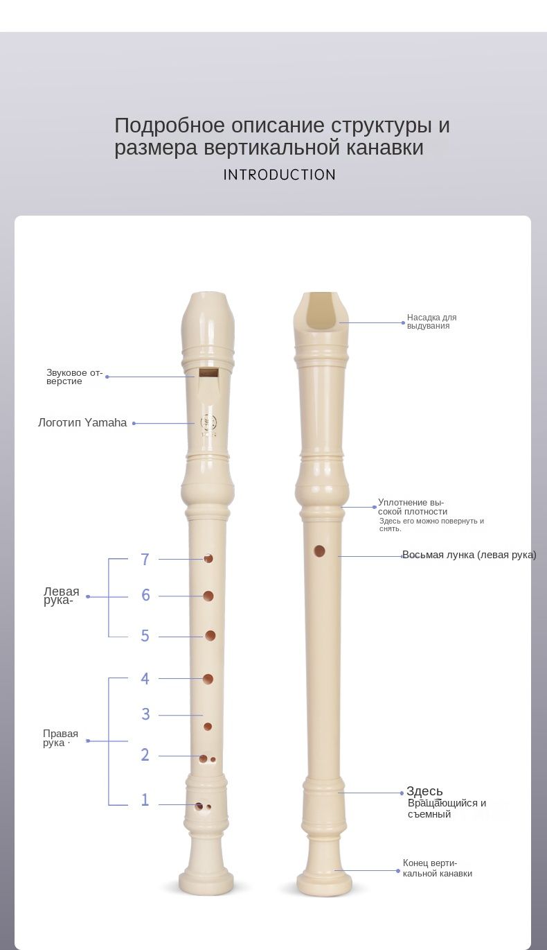 Кларнет Yamaha YRS-23, дискант, альт, восьмилучевая, германская ...